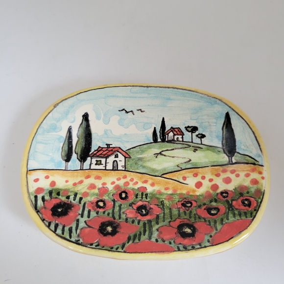 unbranded | Accents | Parrini Firenze Handpainted Soaptrinket Dish ...